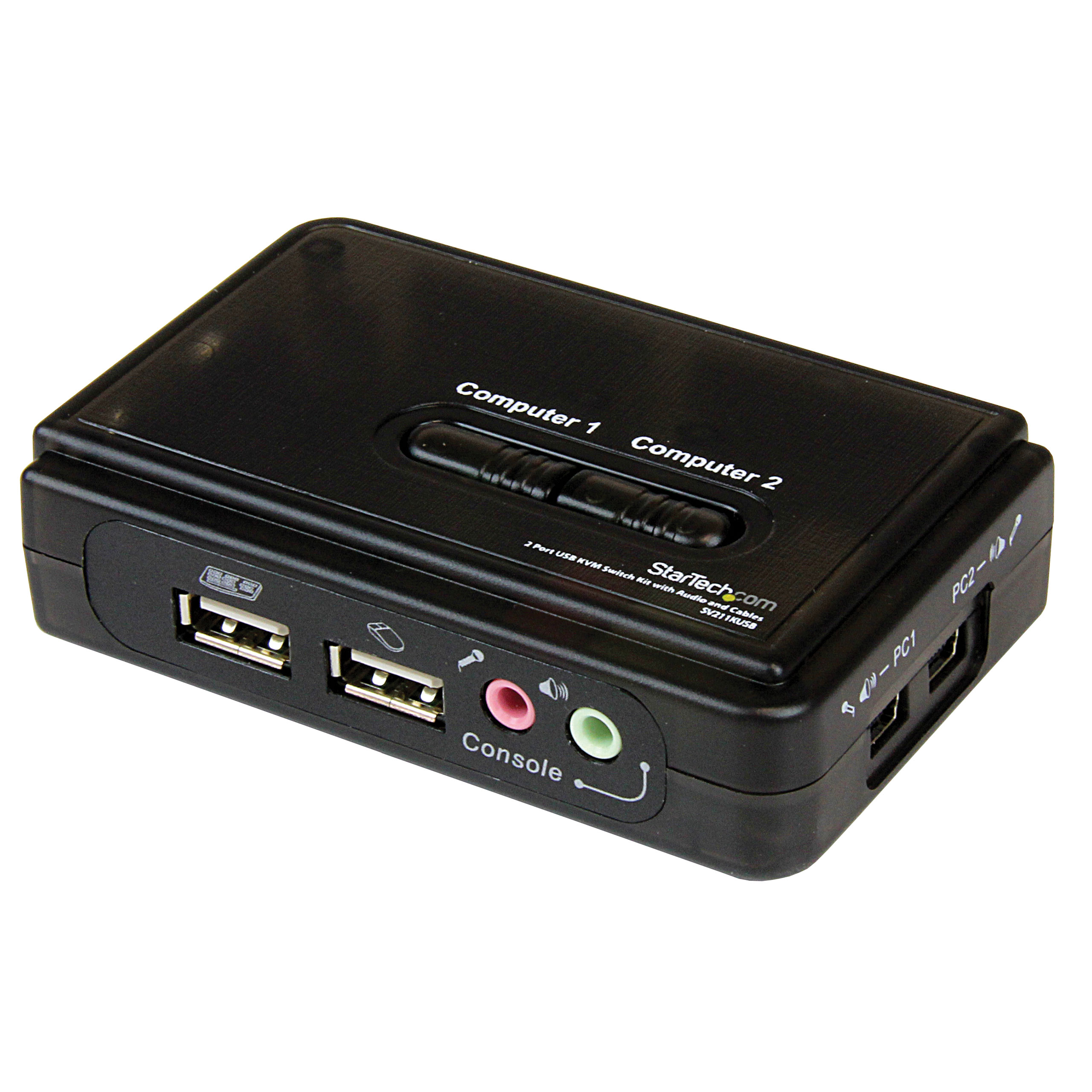 2 Port Black USB KVM Switch Kit VGA 3.5MM/MIC - 5953757475 - oficjalne ... 2 Port Black USB KVM Switch Kit VGA 3.5MM/MIC - 5953757475 - oficjalne ...
